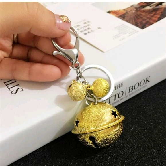 Accessories | Christmas Bell Bag Charm Keychain | Poshmark